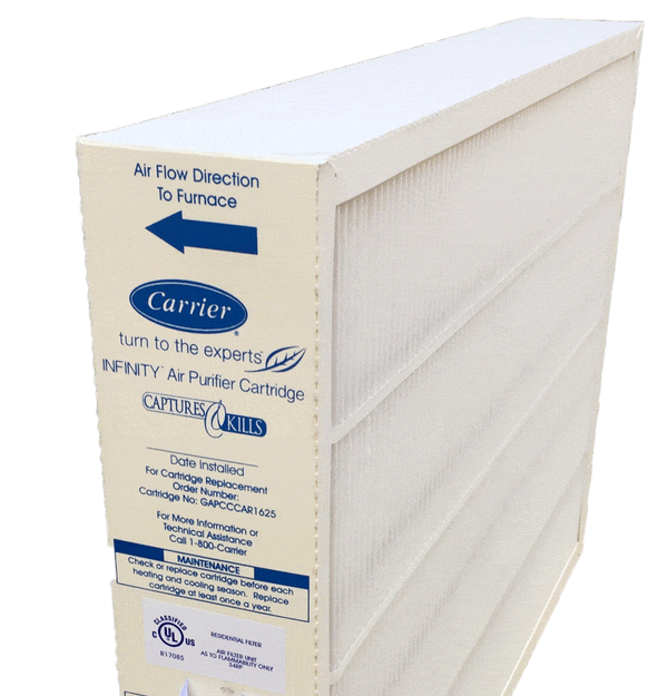 Carrier GAPCCCAR1625 16x25 Infinity Air Purifier MEDIA FILTER MERV 15 ...